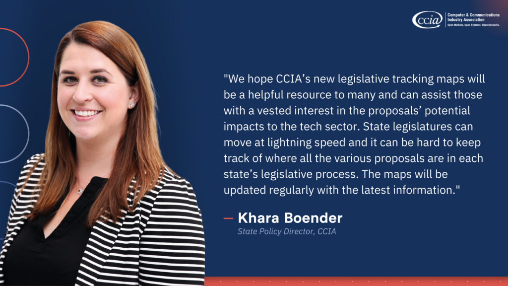 CCIA Unveils New State Legislative Tracking Maps - CCIA