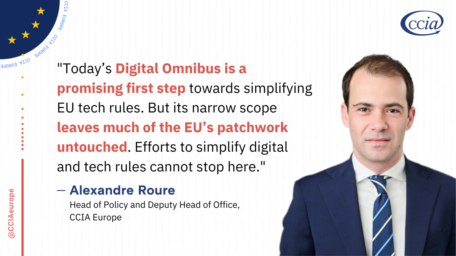 Digital Omnibus: Simplification of EU Tech Rules Requires Bolder Action ...